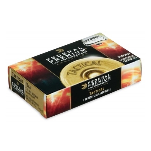 Federal Law Enforcement 12 Gauge Ammo 2 3/4" Low Recoil Buckshot 15 ...
